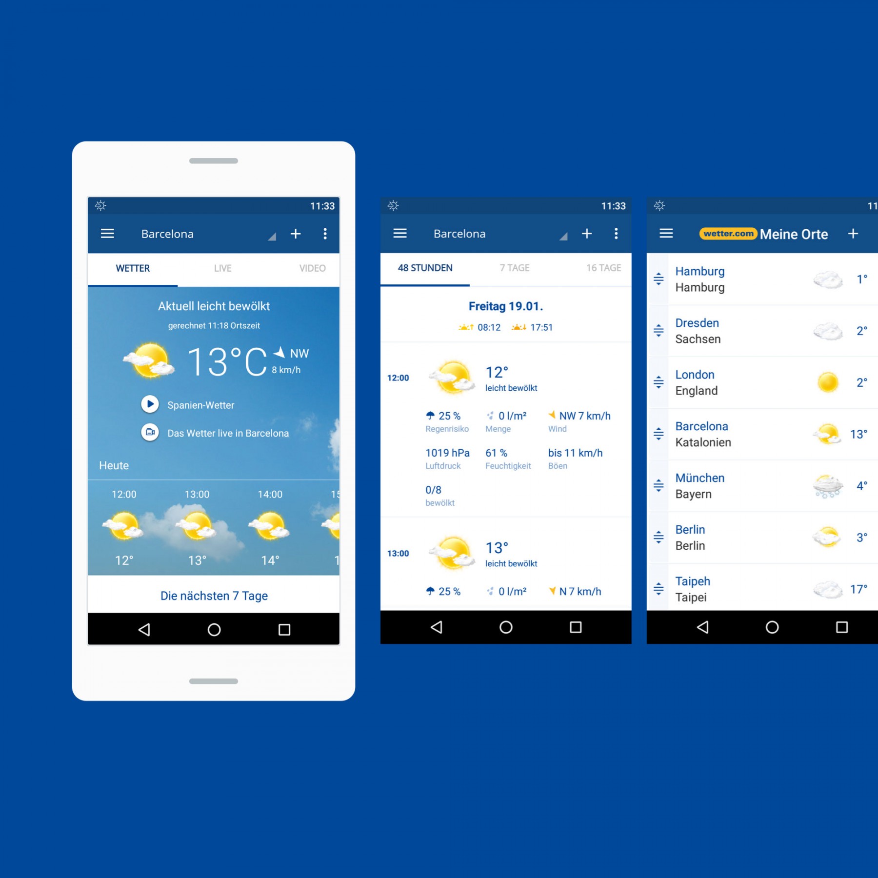 TBO entwickelte für wetter.com Universal App für iPhone, iPad & watch.