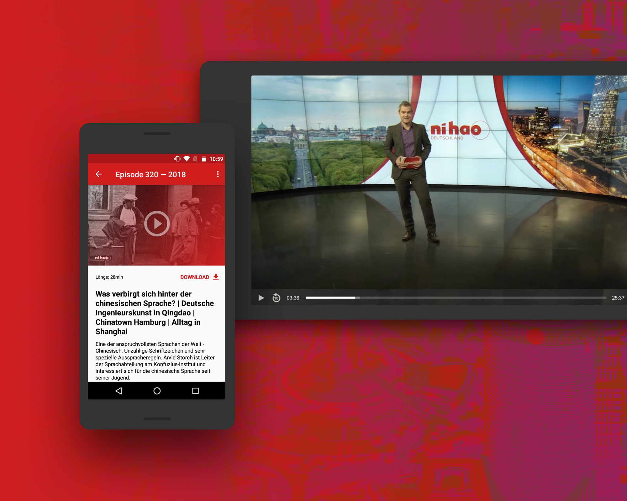 nihao - Android Universal App und Website-Entwicklung